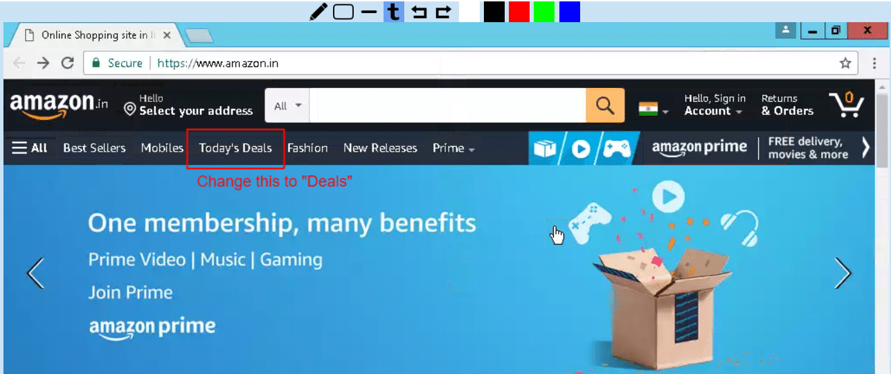 Browserling Screenshot How To Mark Bugs And Share It Toolsqa